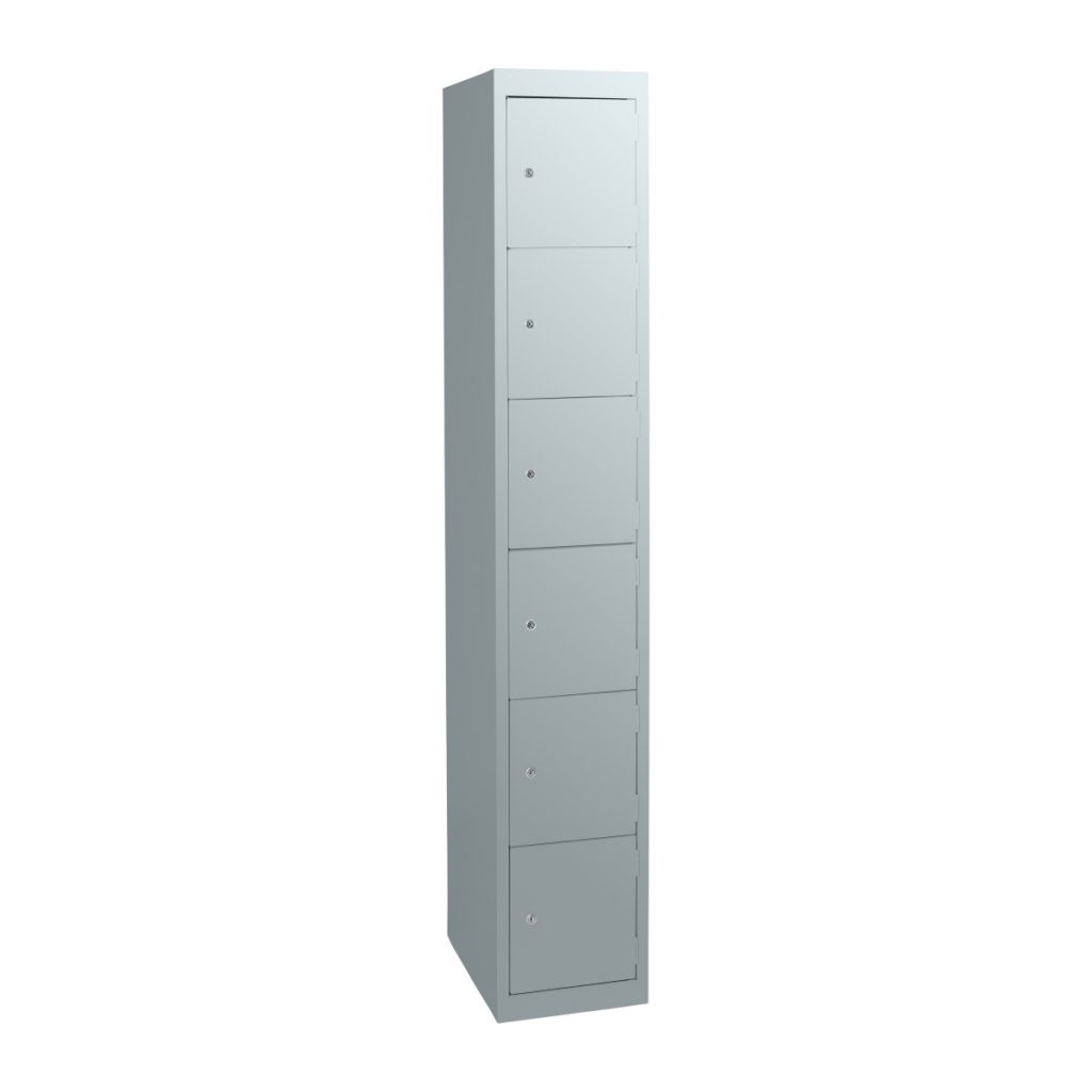 Steel Lockers 6 Door SL6 *All Colours* 300W X 1800H X 450D – Aus Office ...